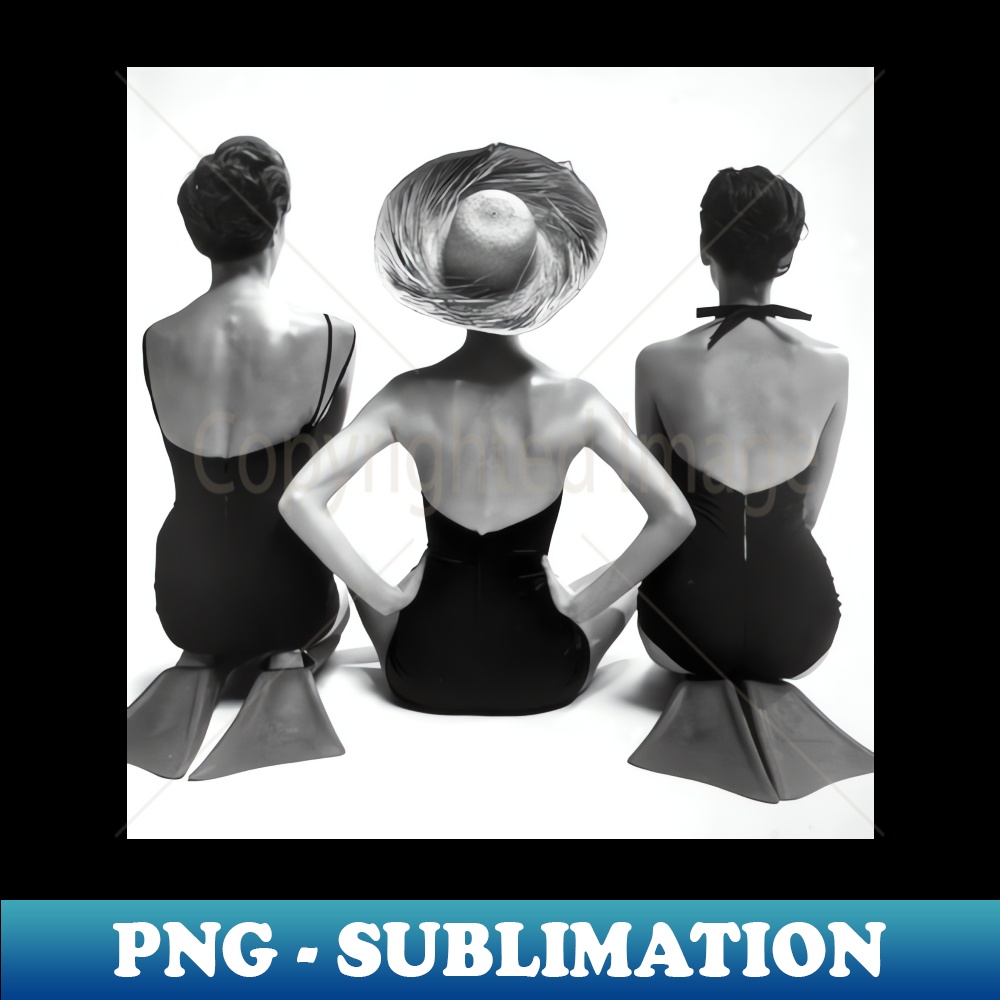 Vintage Glamour Fashion Models 1950s - Digital Sublimation D | Inspire Uplift