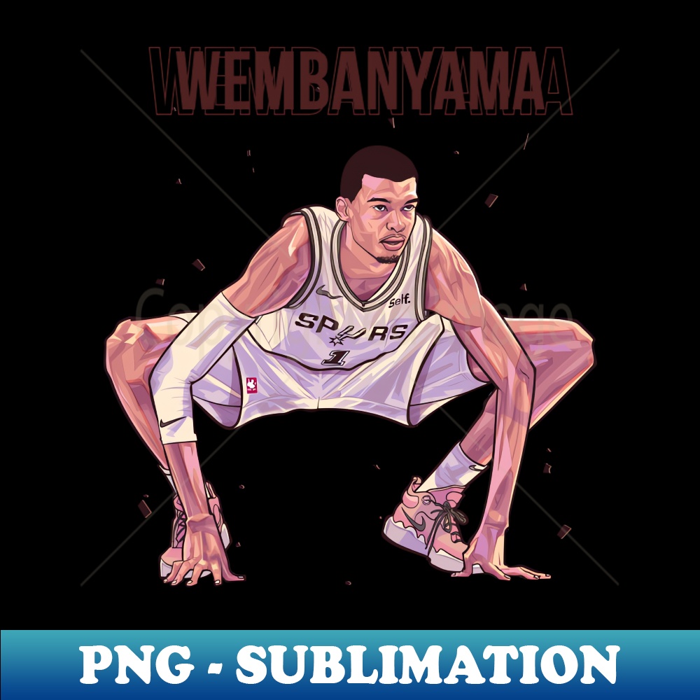 Victor wembanyama art Design art Design T-Shirt hooded stic - Inspire ...