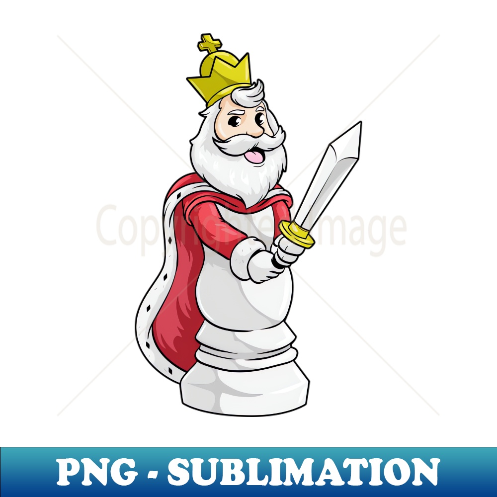 King Chess piece at Chess with Sword - Exclusive PNG Sublima - Inspire ...