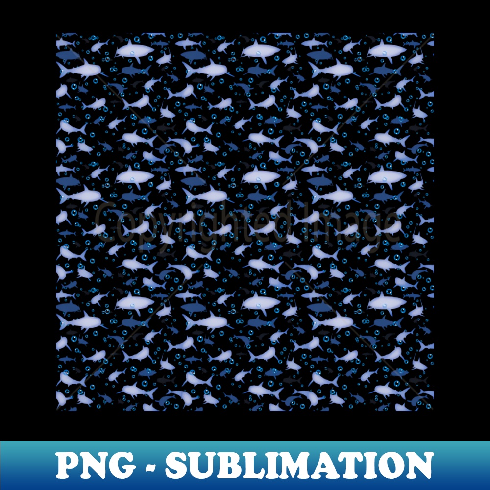 Shark Pattern - Signature Sublimation PNG File - Create with | Inspire ...