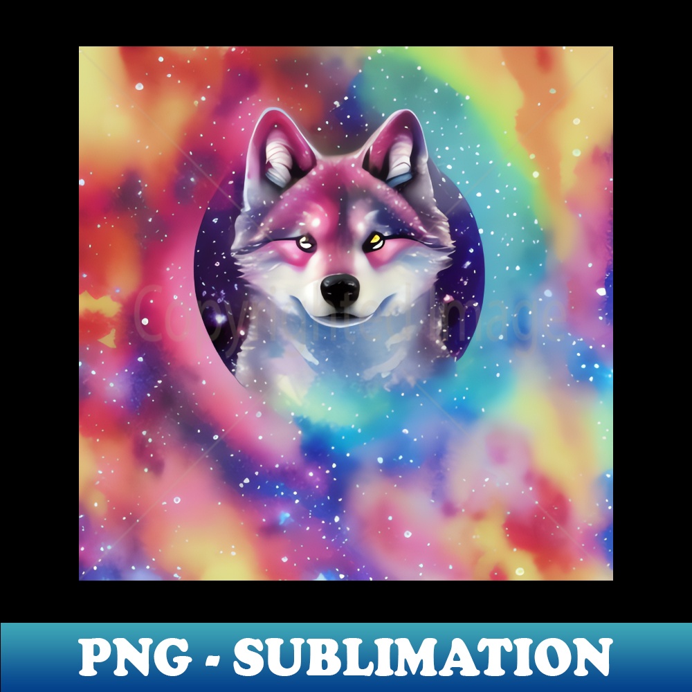 Galaxy wolf - PNG Sublimation Digital Download - Perfect for | Inspire ...