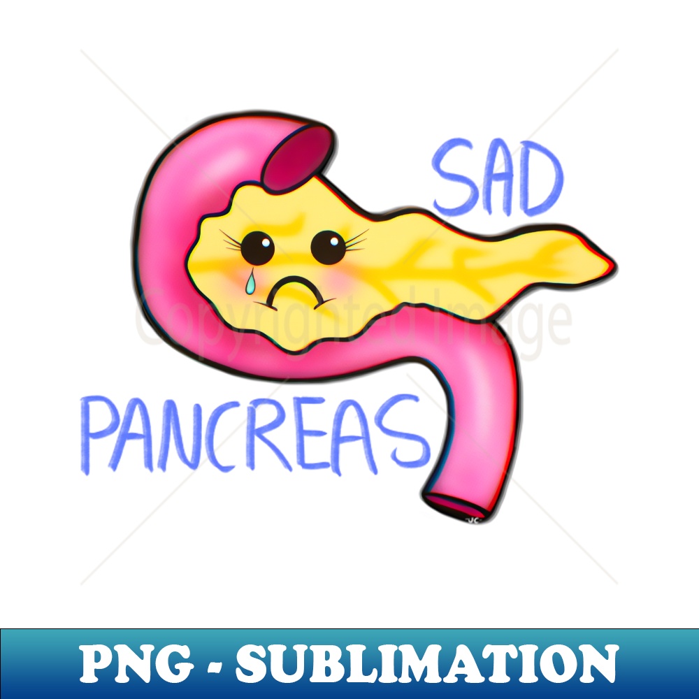 Sad Pancreatitis Pancreas - Stylish Sublimation Digital Down | Inspire ...