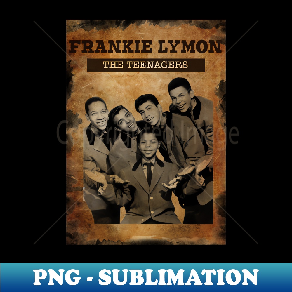 Vintage Old Papar 80s Style Frankie Lymon and The Teenagers | Inspire ...