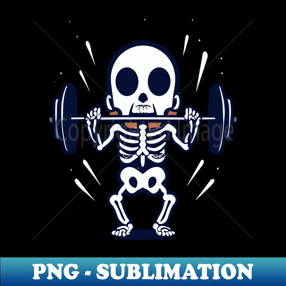 Skeleton Working Out - Sublimation-Ready PNG File - Bold & E | Inspire ...