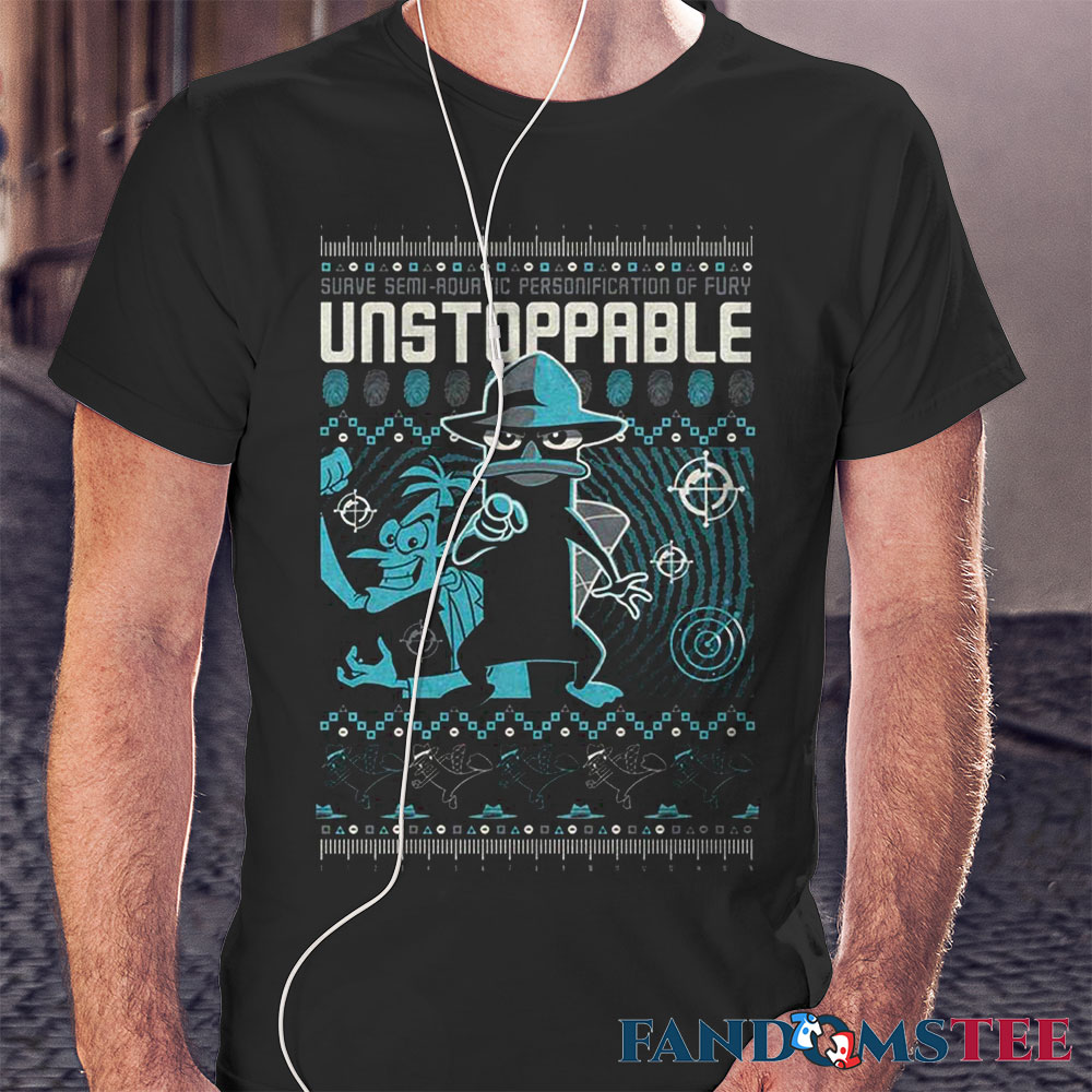Disney Phineas And Ferb Perry Time Ugly Christmas Shirt - Inspire Uplift