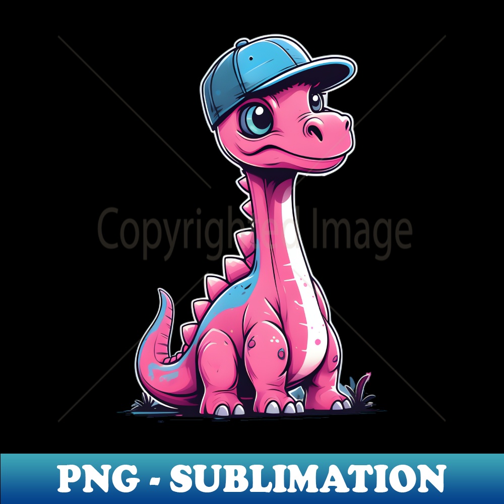 Cute dinosaur in pink - Signature Sublimation PNG File - Vib | Inspire ...