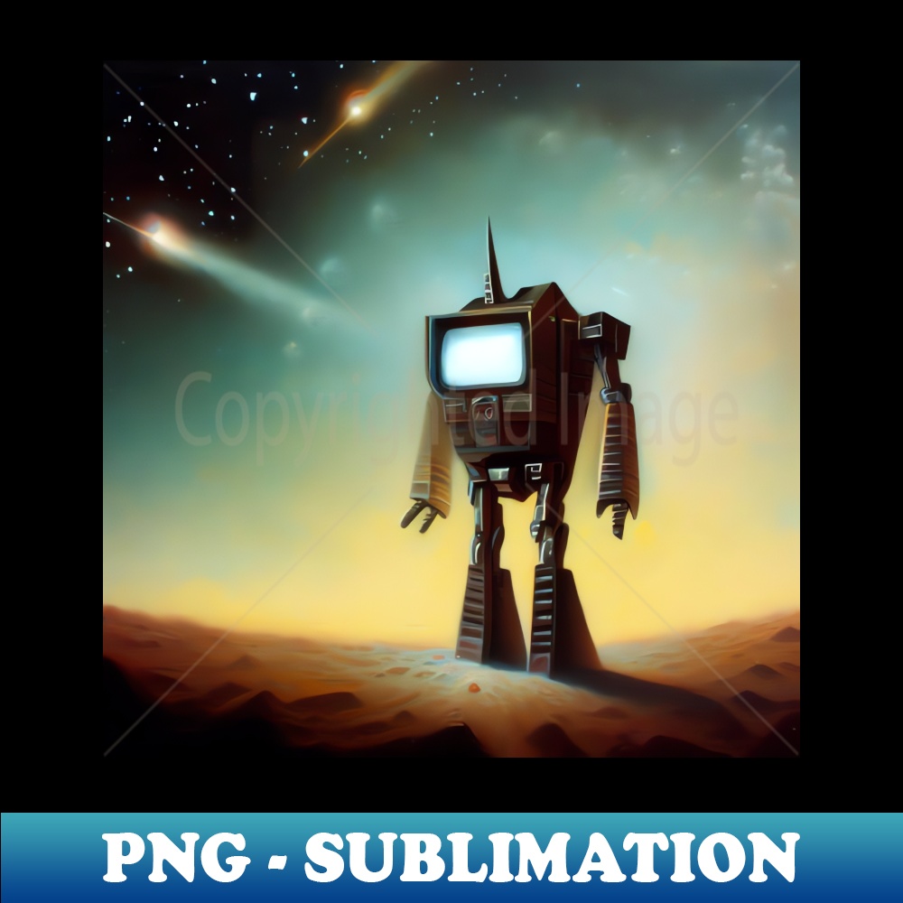 Robot on Venus - Exclusive Sublimation Digital File - Enhanc | Inspire ...