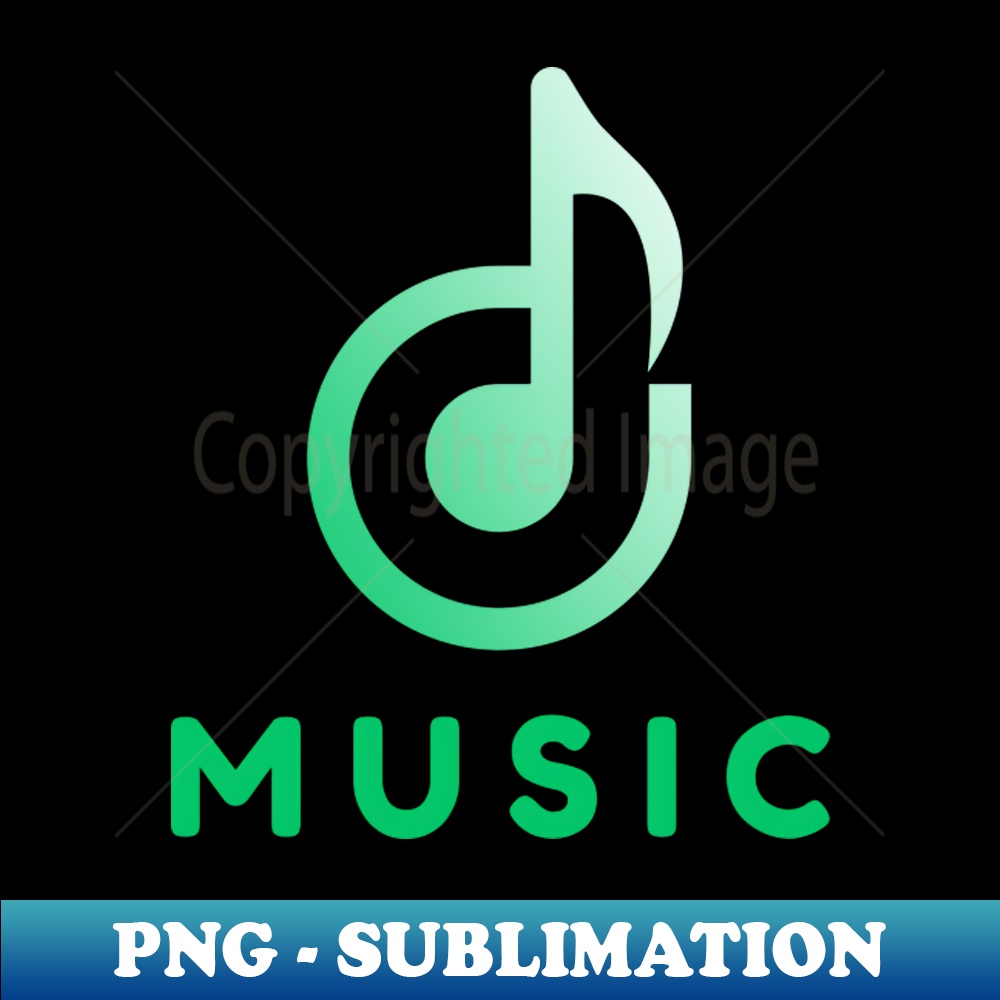 music - Instant PNG Sublimation Download - Perfect for Creat - Inspire ...