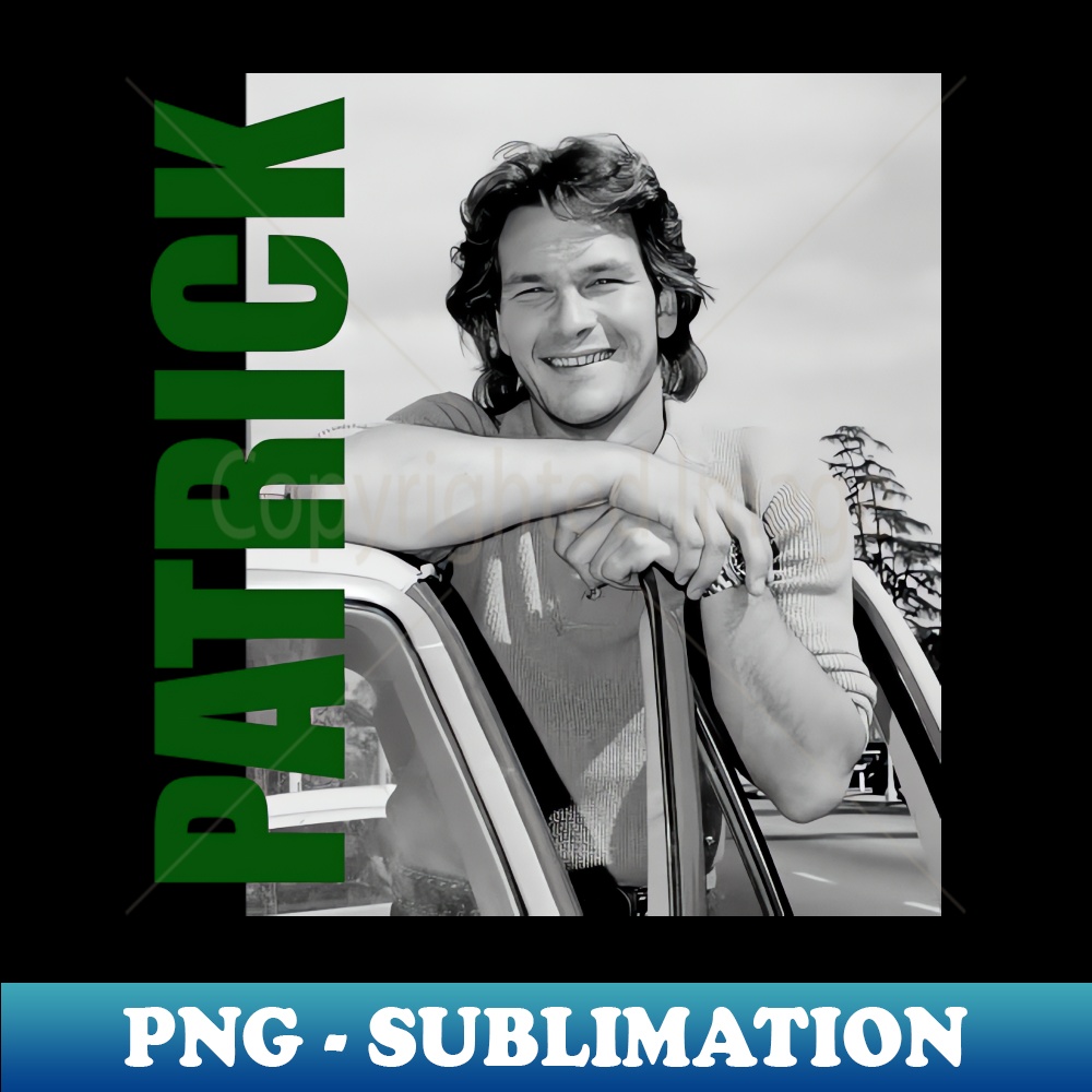 Patrick Swayze Patrick Swayze Retro Aesthetic Fan Art 90s | Inspire Uplift