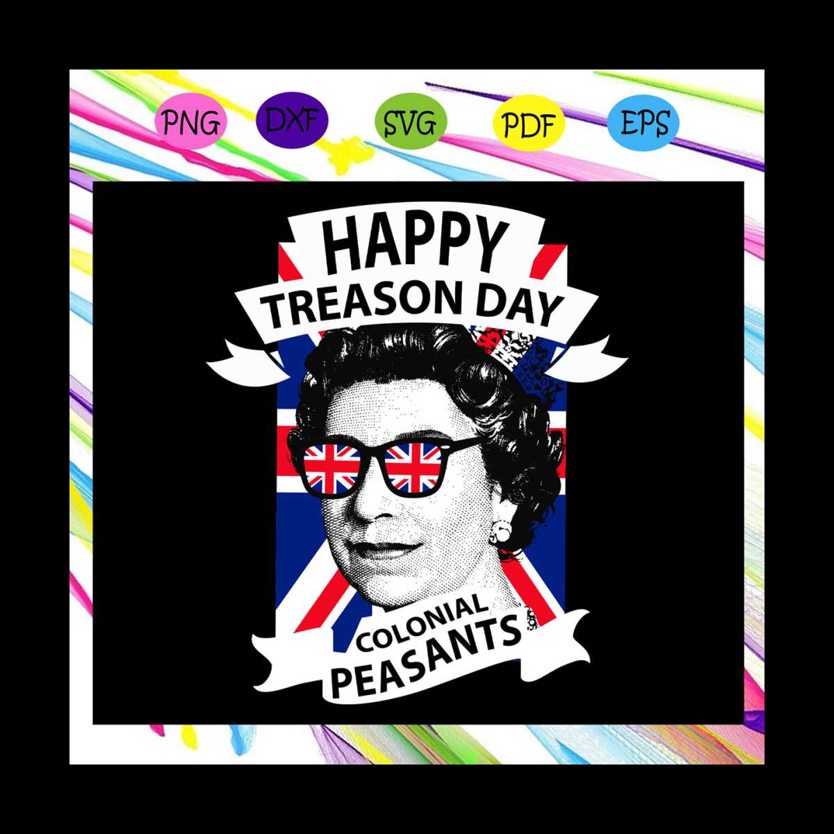 Happy treason day colonial peasants, american flag svg, amer | Inspire ...