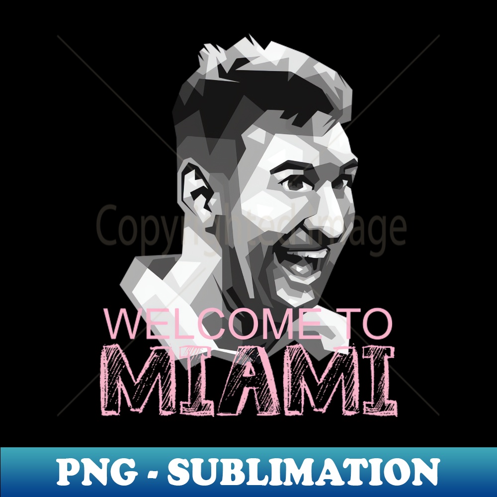 Leo Messi In Inter Miami - PNG Transparent Digital Download | Inspire ...