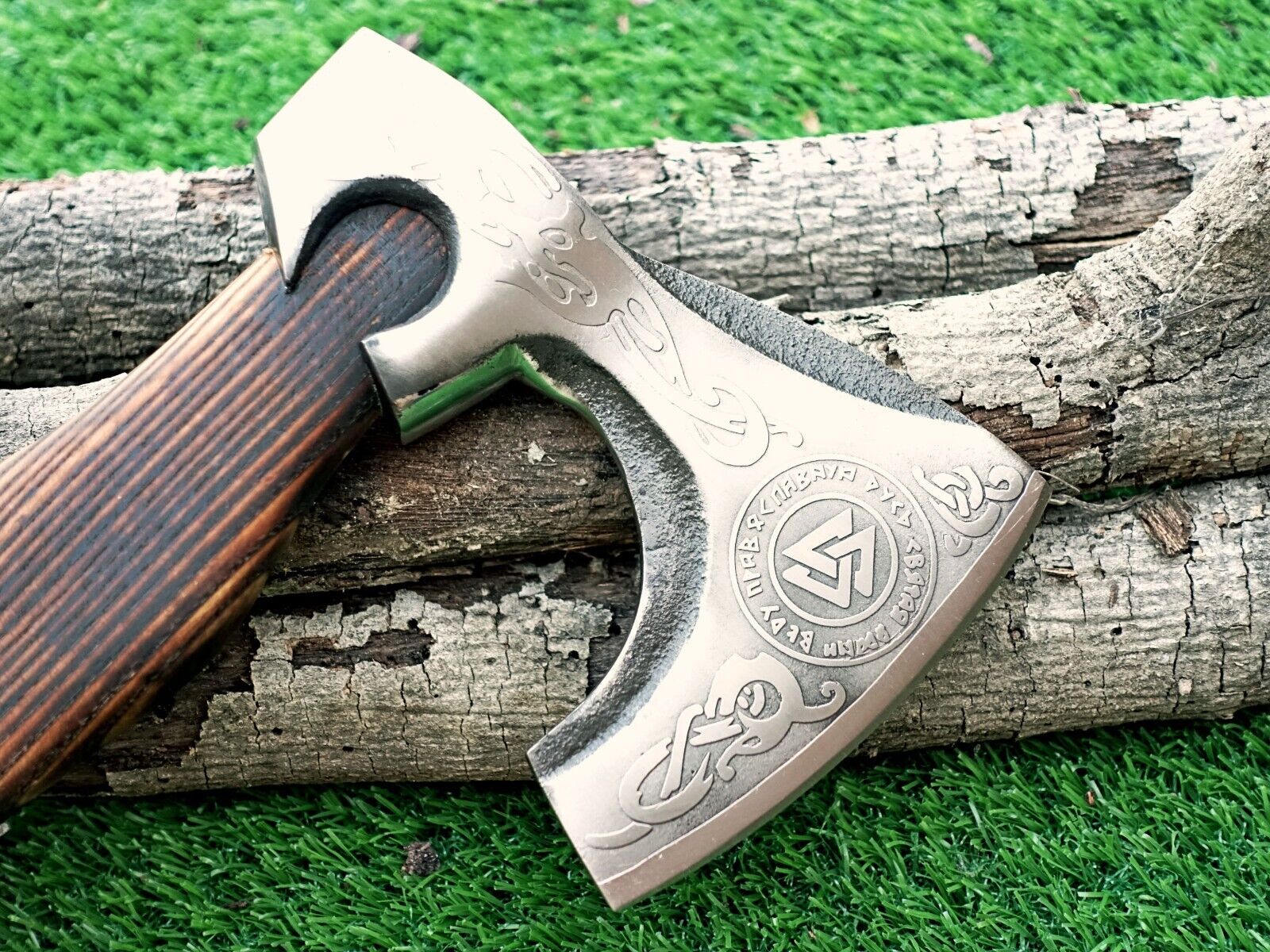 Custom Handmade Carbon Steel Viking Hatchet Tomahawk Hunting - Inspire ...