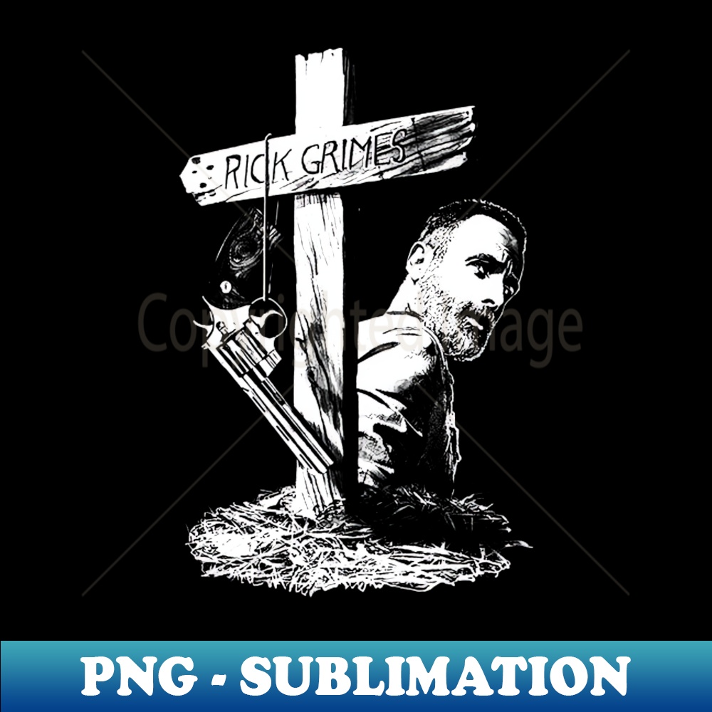 Rick Grimes Horror - Instant Sublimation Digital Download - | Inspire ...