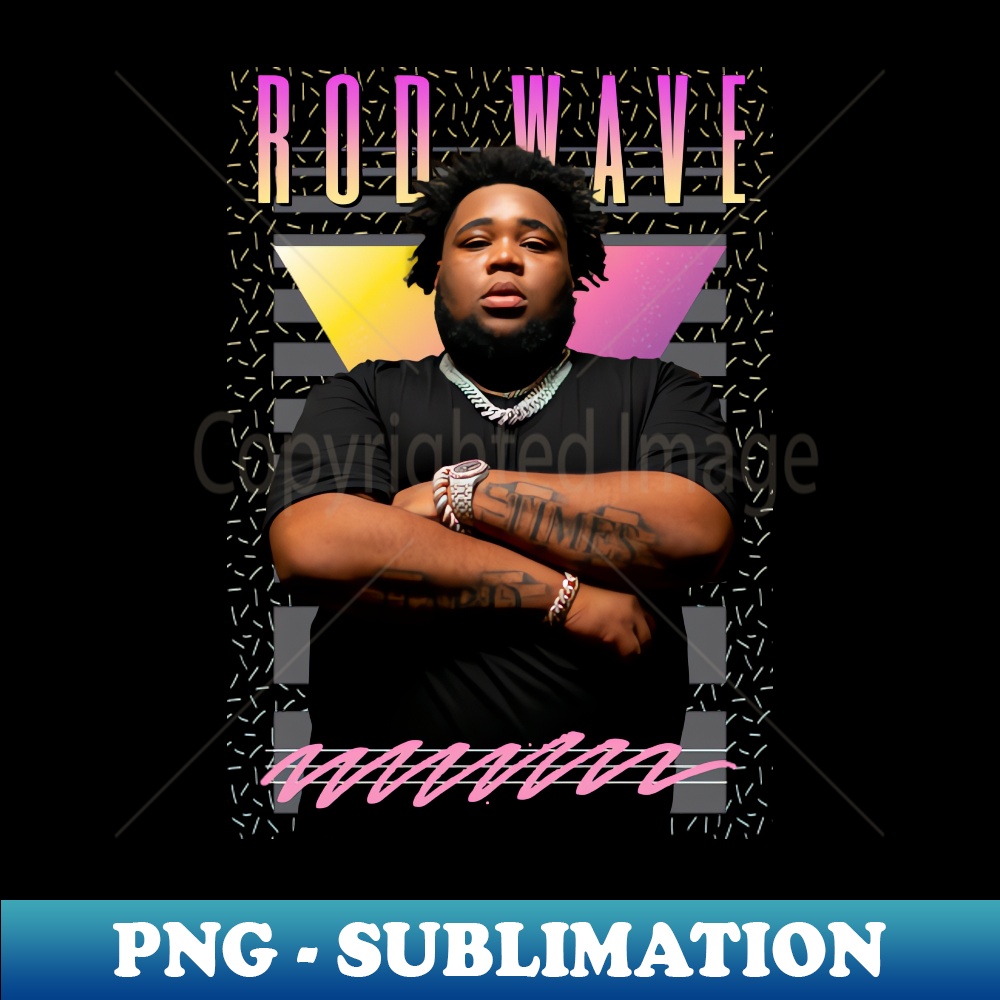 Rod Wave Retro Aesthetic Fan Art - Aesthetic Sublimation Dig - Inspire ...