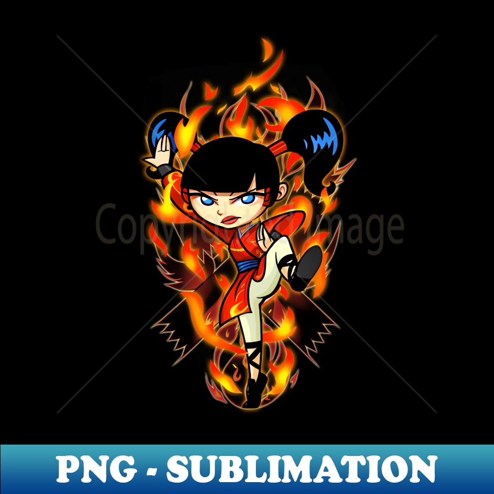 Kimiko Xiaolin Showdown Dragon of Fire - Exclusive PNG Subli | Inspire Uplift