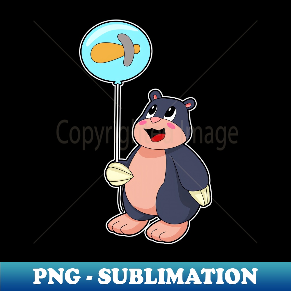 Mole Hammer Balloon - Special Edition Sublimation PNG File - | Inspire ...