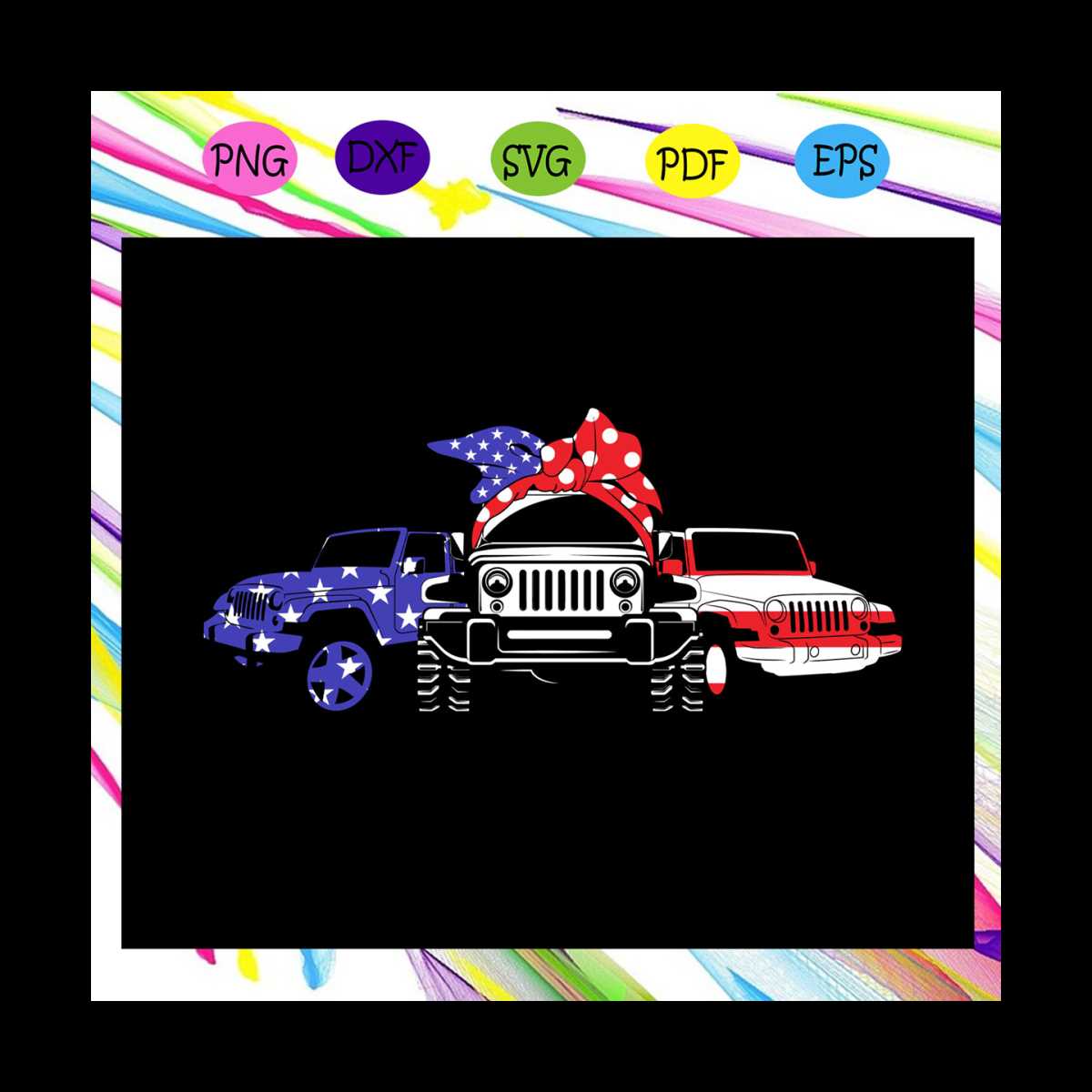 Jeep america flag, jeep svg, independence day svg,american f | Inspire ...