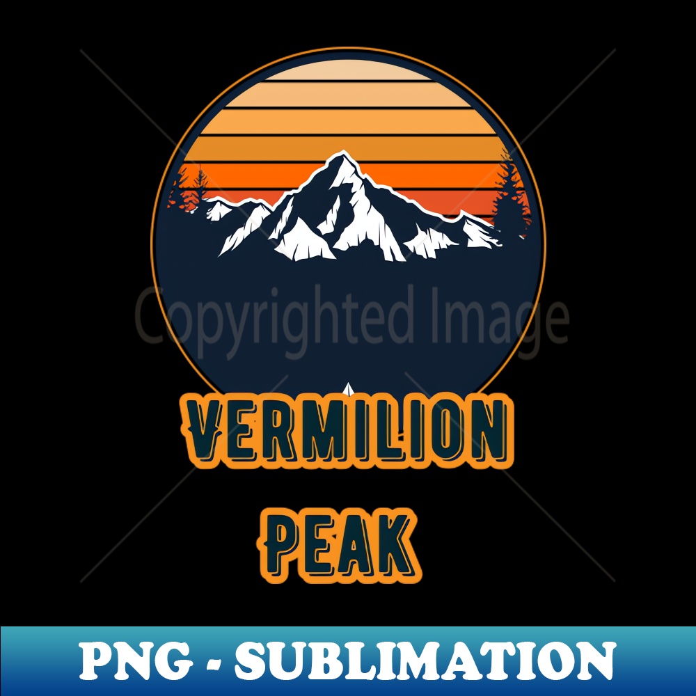 Vermilion Peak - PNG Transparent Sublimation Design - Unlock | Inspire ...