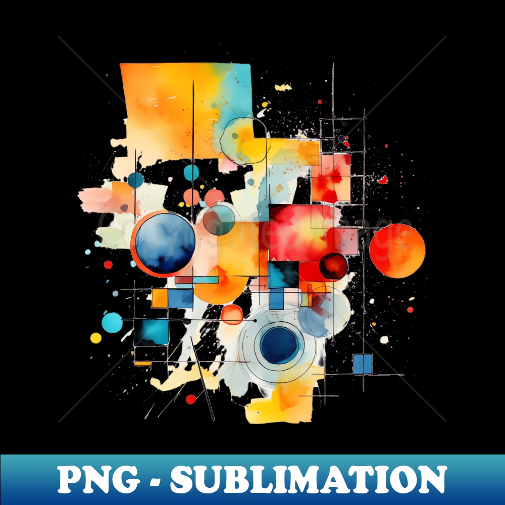 Abstract shapes - Instant Sublimation Digital Download - Per | Inspire ...