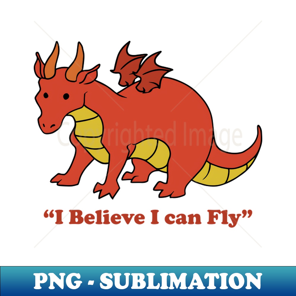 Dragon Can Fly - High-Resolution PNG Sublimation File - Perf | Inspire ...
