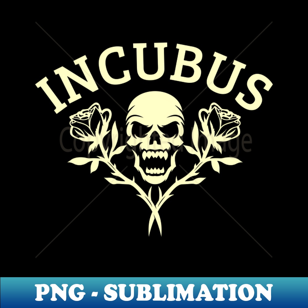 Incubus Flower skull - Special Edition Sublimation PNG File | Inspire ...