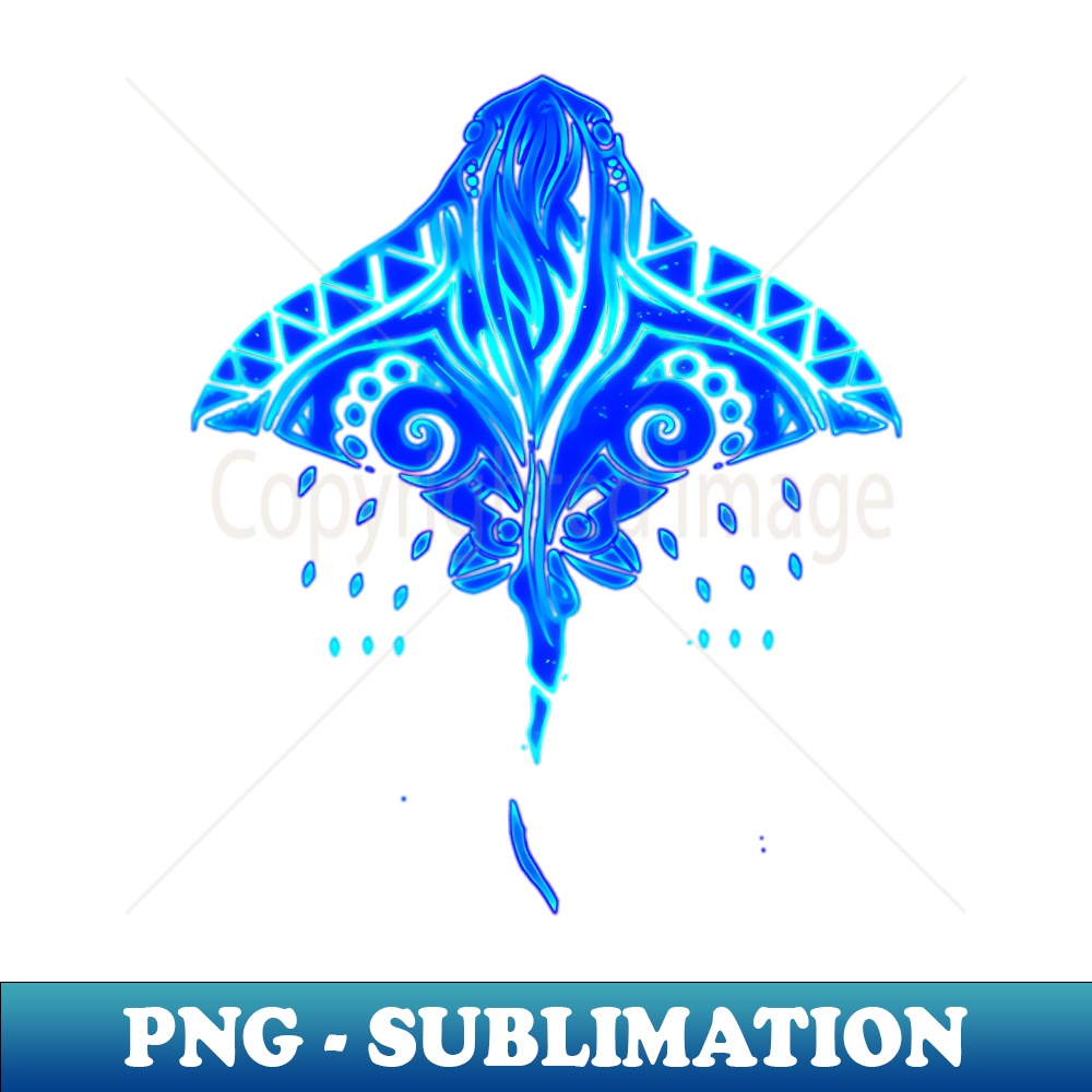 Tribal Stingray Polynesian Tattoo Marine Ocean Life - High-Q | Inspire ...
