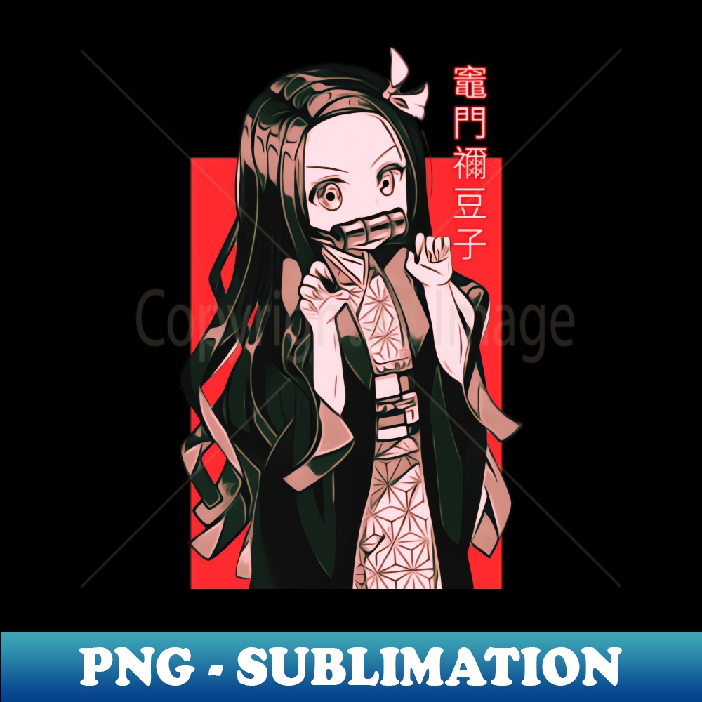 Nezuko Kamado-Kimetsu no yaiba Demon slayer Classic - Signat | Inspire ...