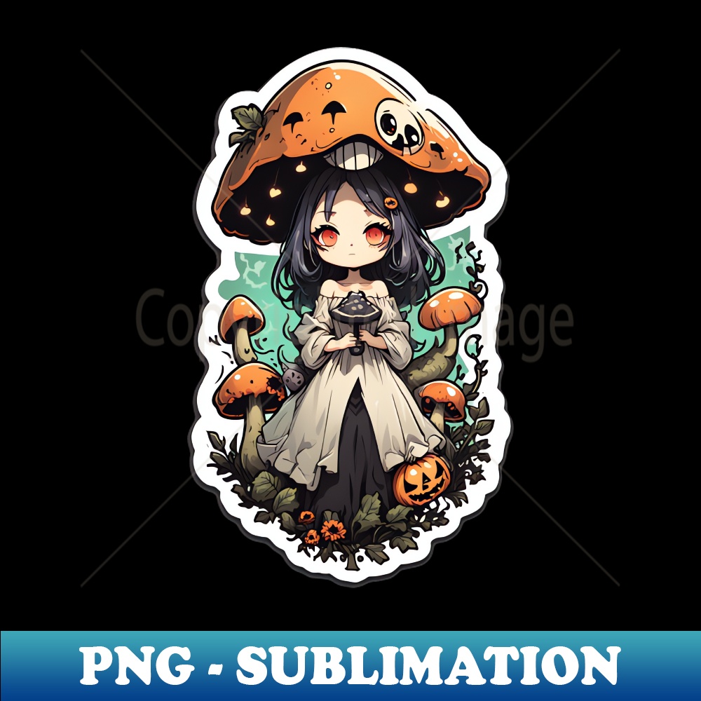 pepper girl wearing a mushroom hat 4 - Instant PNG Sublimati | Inspire ...
