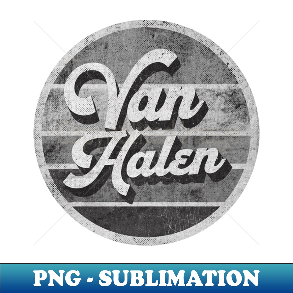 Van Halen Art Drawing - Sublimation-Ready PNG File - Bold & - Inspire ...