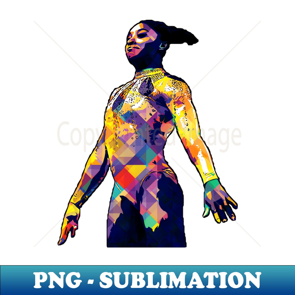Simone Biles wins vault silver - Instant PNG Sublimation Dow - Inspire ...