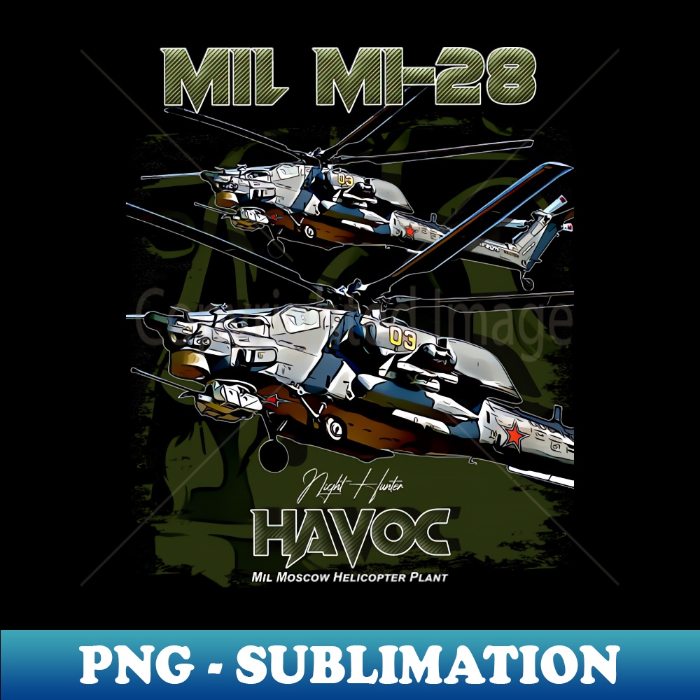Mil Mi-28 Havoc Anti-Armor Attack Helicopter - PNG Sublimati - Inspire ...