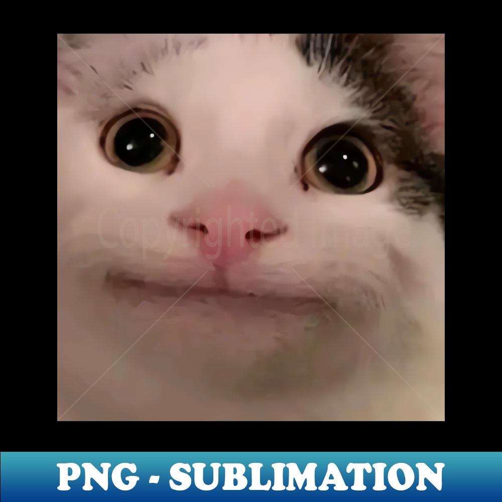 Beluga Cat - PNG Transparent Sublimation Design - Perfect fo | Inspire ...