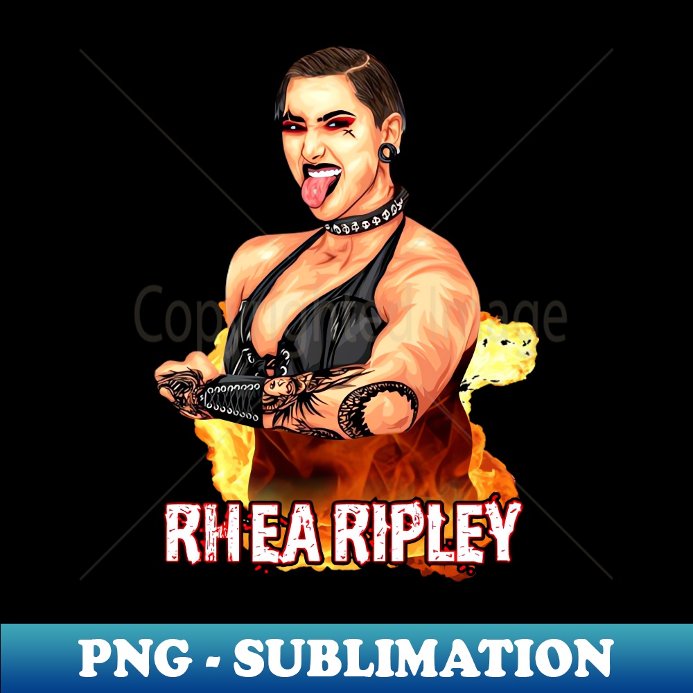 Rhea Ripley The Nightmare - Signature Sublimation PNG File - | Inspire ...
