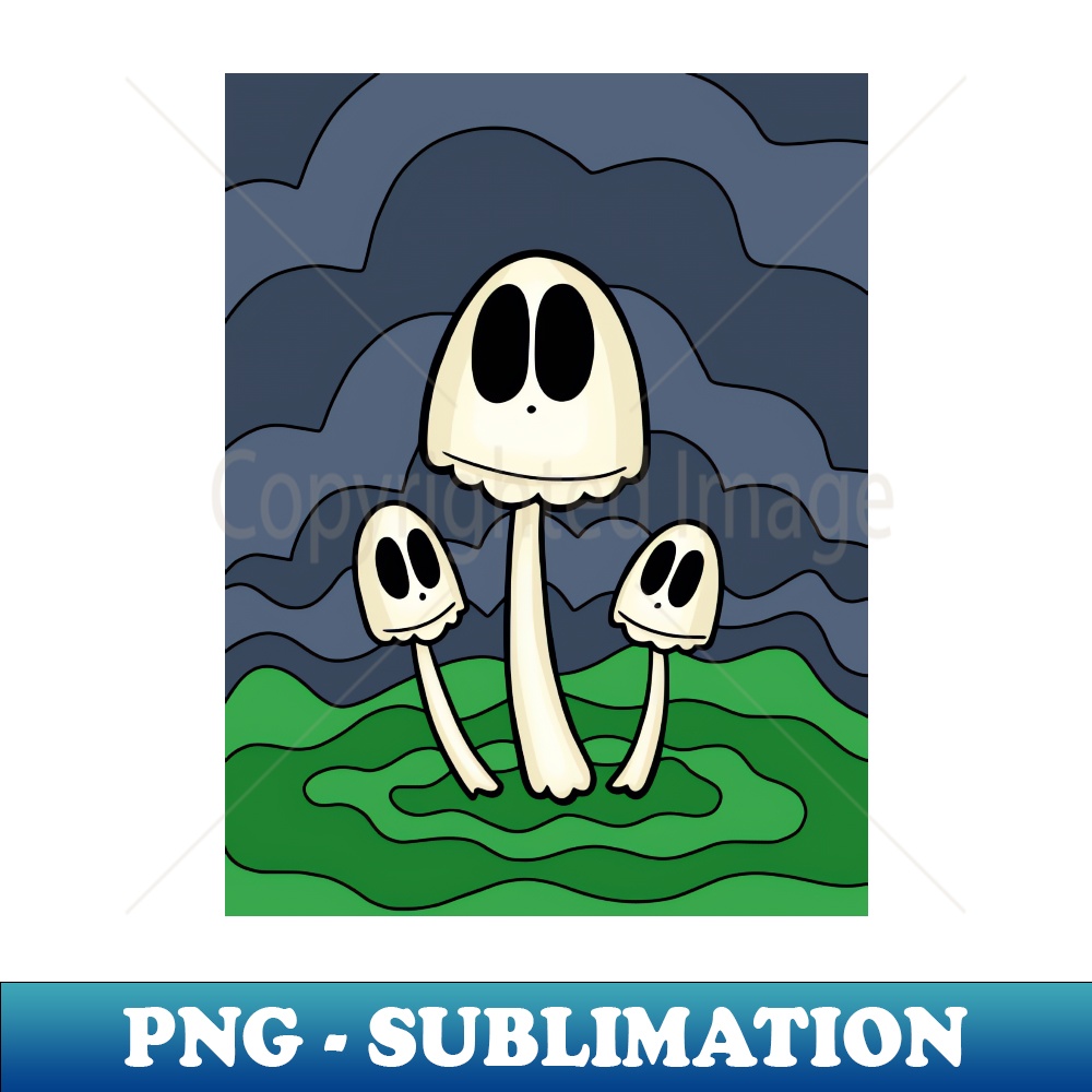 Ghost Choral Mushrooms Not A Real Mushroom - Instant PNG Sub | Inspire ...