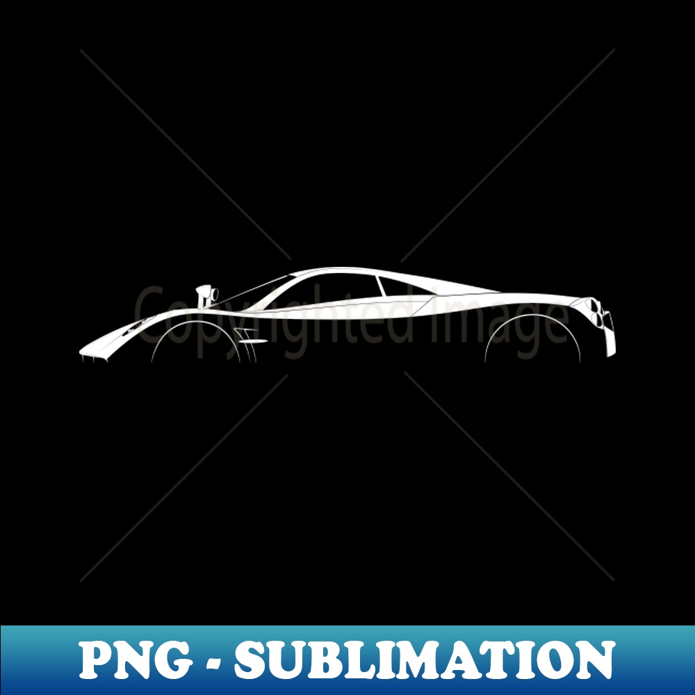 Pagani Huayra Silhouette - PNG Transparent Sublimation Desig | Inspire ...