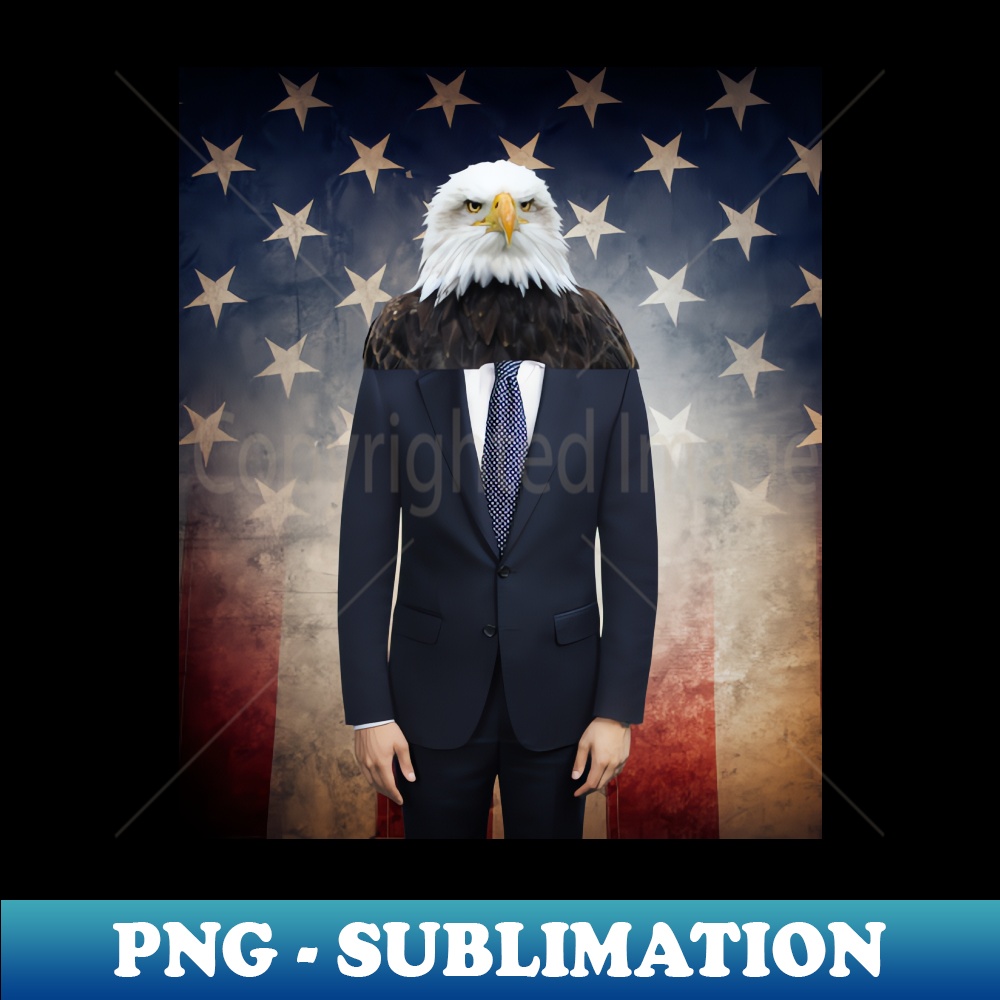 THE AMERICAN BALD EAGLE MAN - Stylish Sublimation Digital Do | Inspire ...