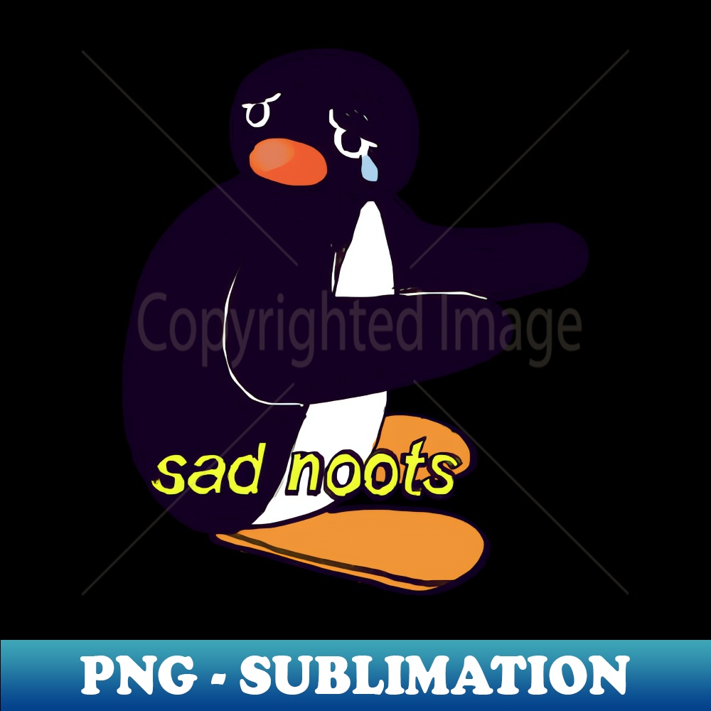 sad noot penguin meme pingu - Vintage Sublimation PNG Downl | Inspire ...