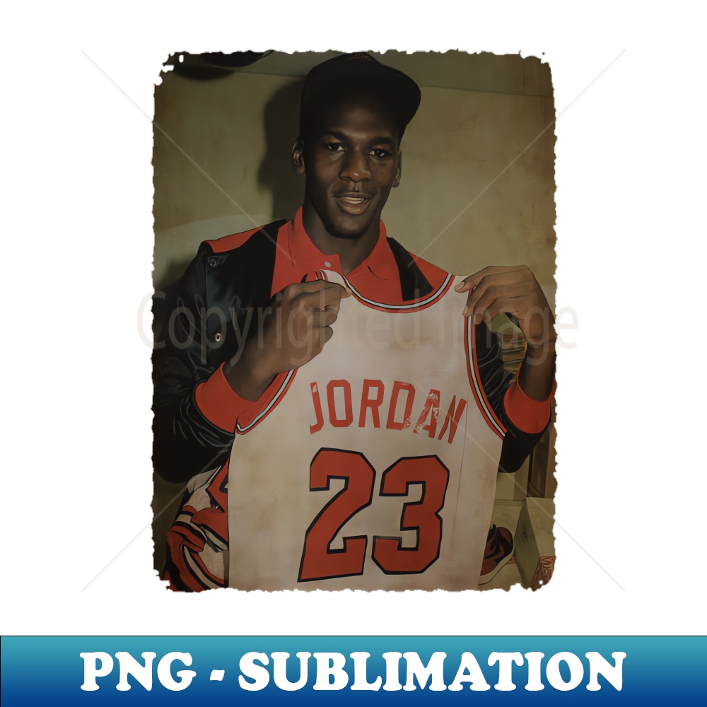 Young Michael Jordan Vintage 2 - Premium PNG Sublimation Fil - Inspire ...