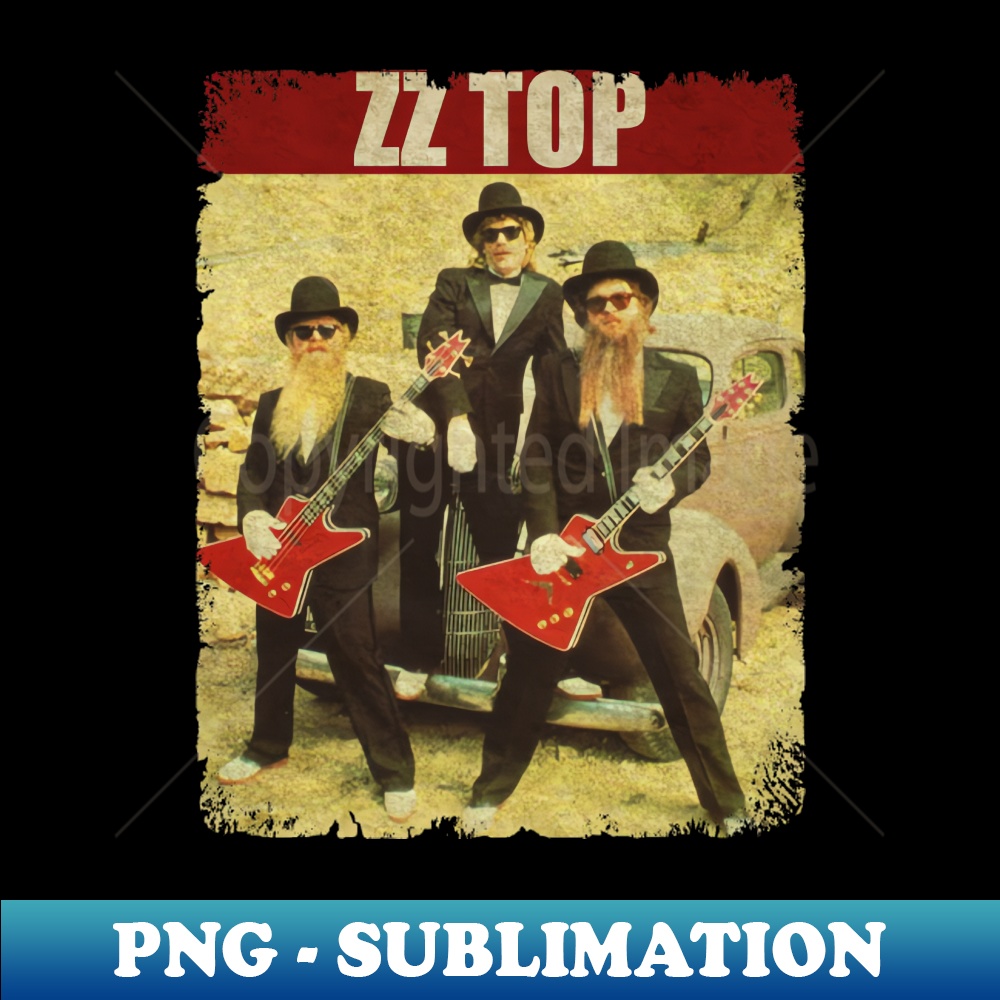 ZZ Top - RETRO STYLE - Aesthetic Sublimation Digital File - | Inspire ...