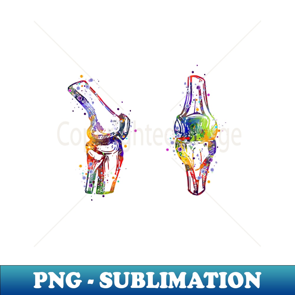 Knee Joint Anatomy Watercolor Painting - Modern Sublimation | Inspire ...
