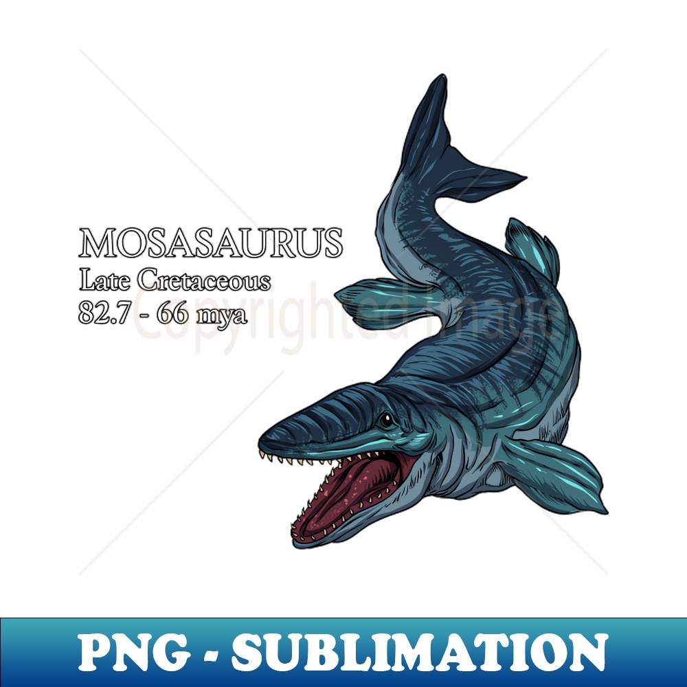 Realistic drawing of the Mosasaurus - Special Edition Sublim | Inspire ...