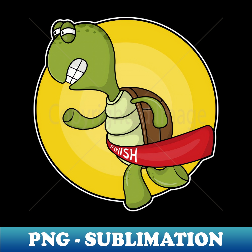 Turtle as Runner at Jogging - PNG Transparent Sublimation Fi | Inspire ...