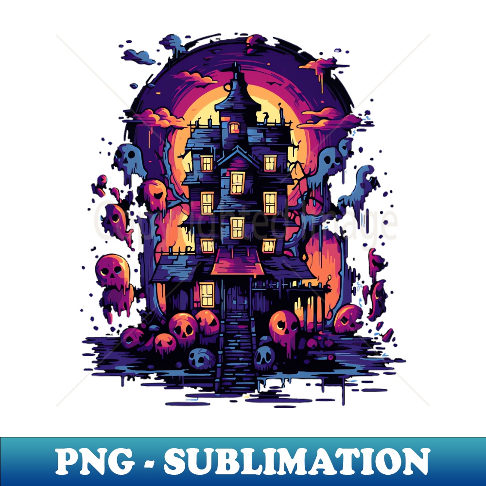 Pixelated Haunted House Retro pixel art goth haunted - Artis | Inspire ...
