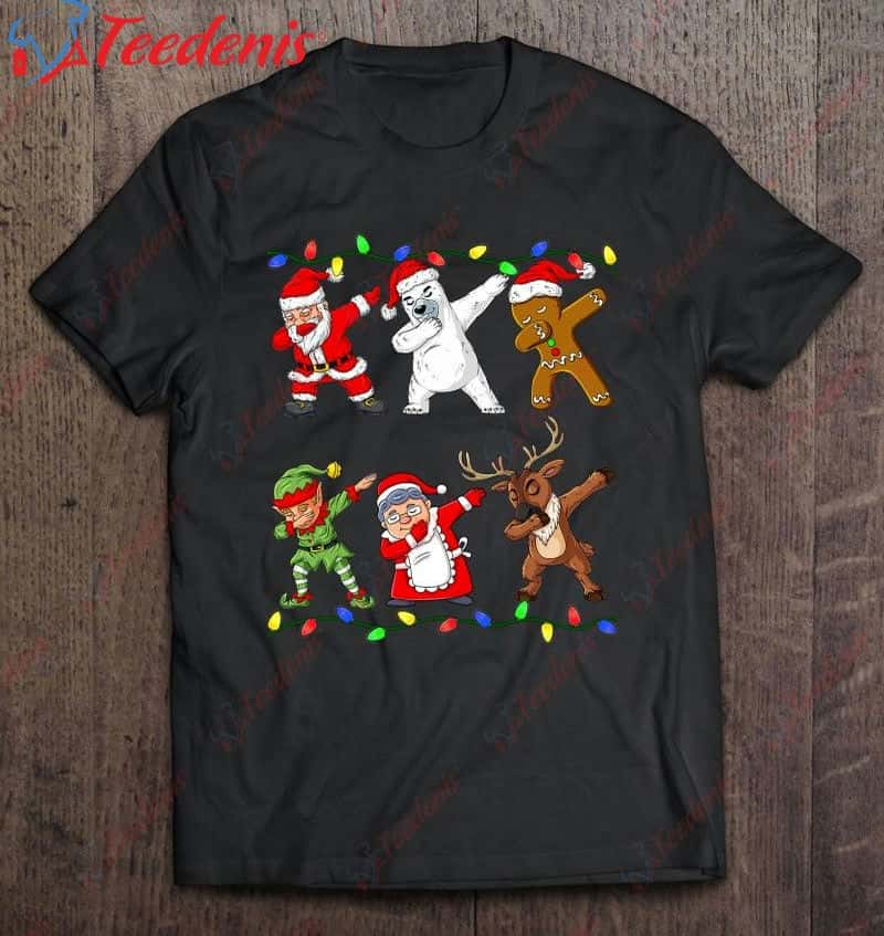 Christmas Dabbing Santa Elf And Friends Boys Kids Dab Xmas S | Inspire ...