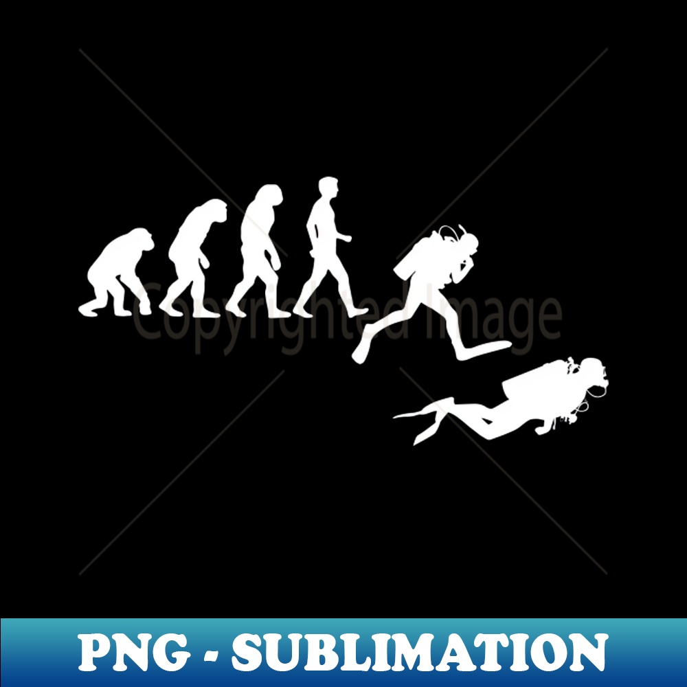 Scuba Diver Evolution Diving Diver Lover - PNG Transparent S | Inspire ...