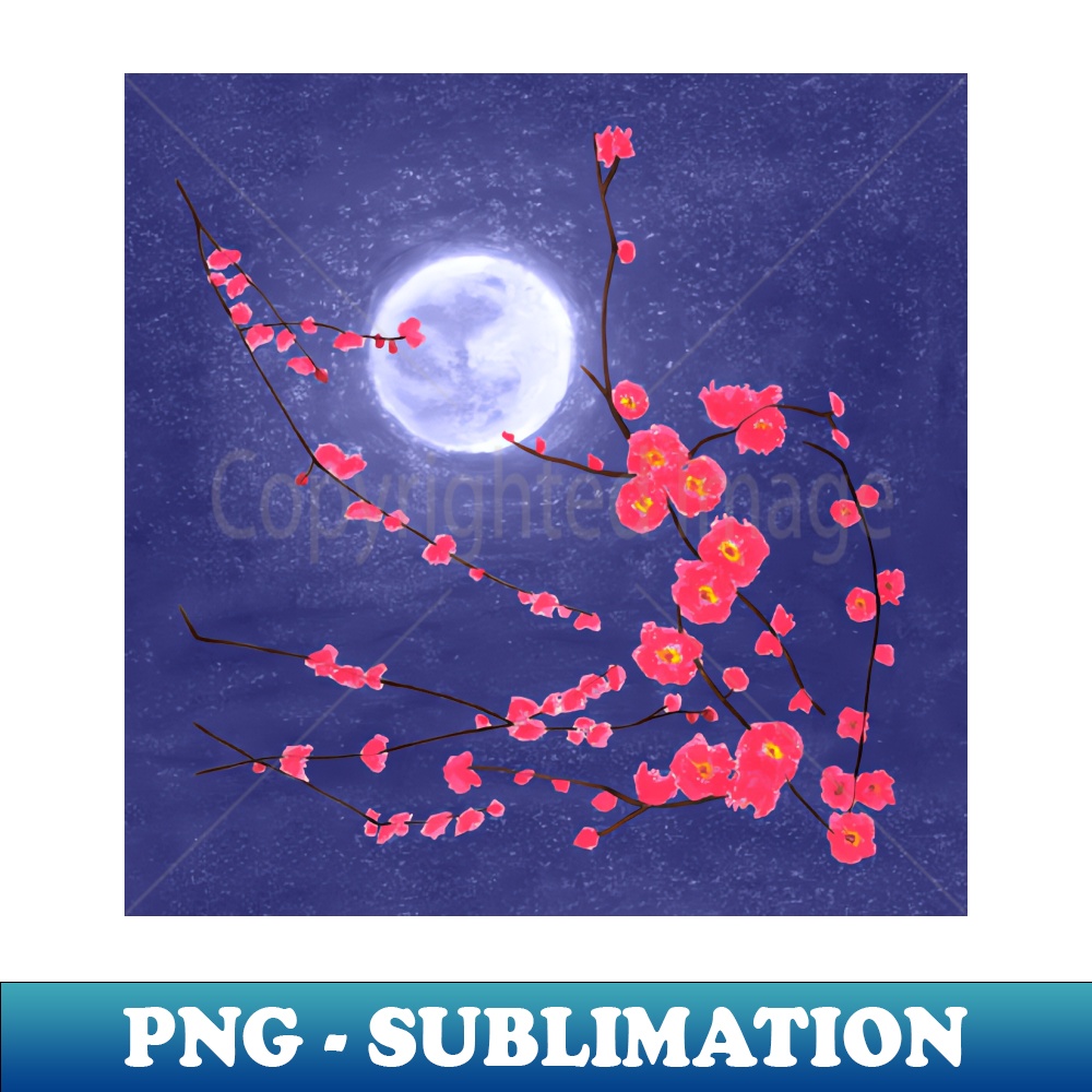 Spring Moon Night - Professional Sublimation Digital Downloa | Inspire ...