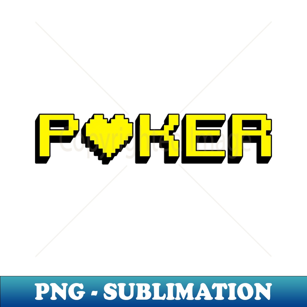 Pixel Poker Vintage Gaming Style Poker Player - Creative Sub | Inspire ...
