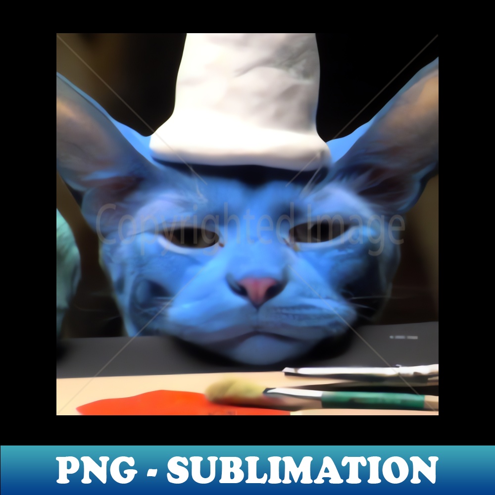 Furrylicious Smurf Cat - PNG Transparent Digital Download Fi | Inspire ...