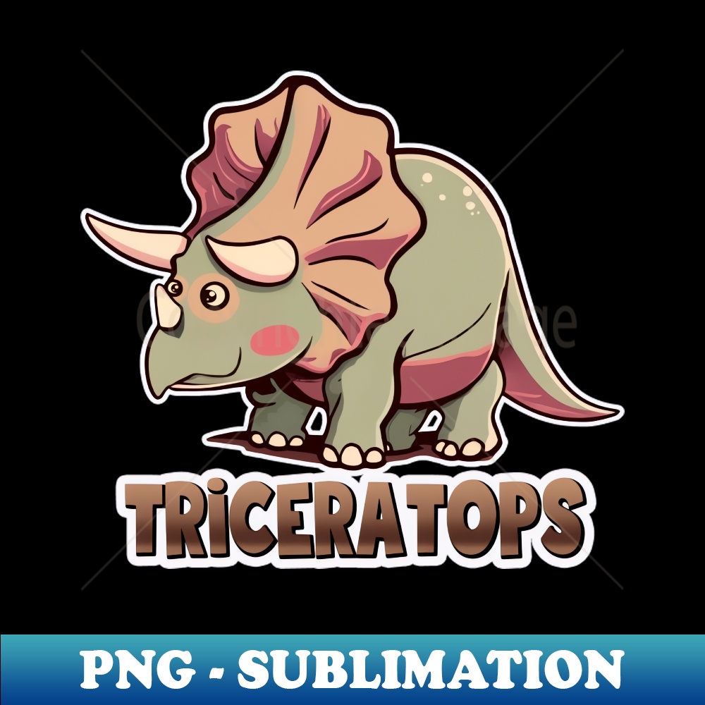 triceratops chibi baby cute kawaii - Digital Sublimation Do | Inspire ...