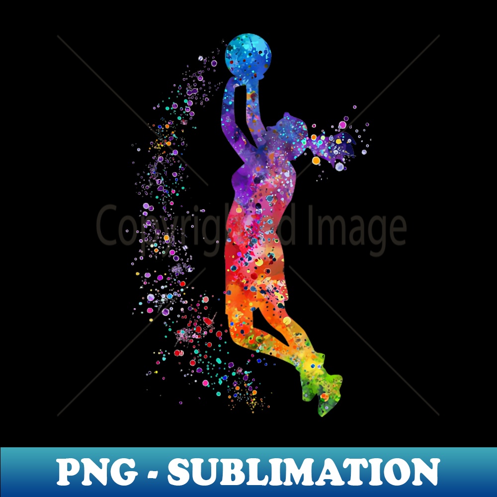 Girl Basketball Player Shooting - PNG Sublimation Digital Do | Inspire ...
